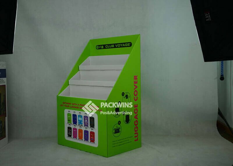 Corrugated Half Pallet Display for Travel Case Covers – Point of ...