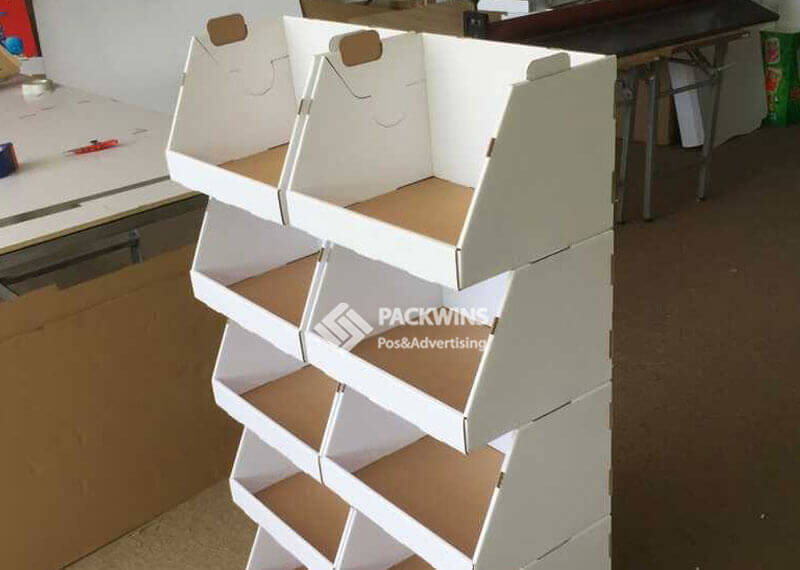 POS Corrugated Stacker Display for Garments – Point of Purchase Display ...