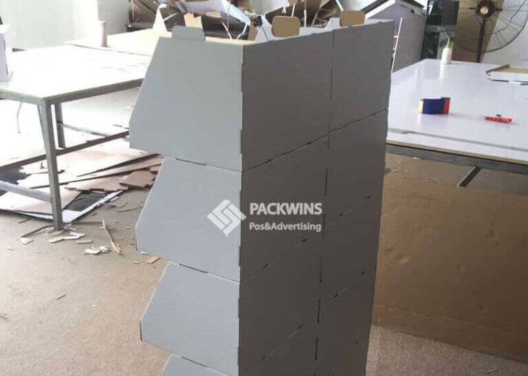 POS Corrugated Stacker Display for Garments – Point of Purchase Display ...